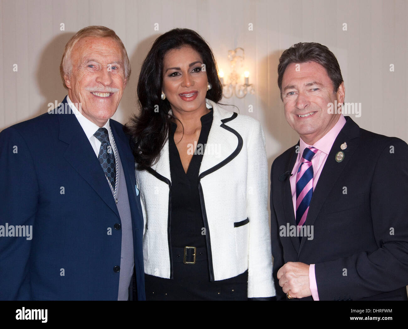 Sir Bruce Forsyth and wife Lady Wilnelia Merced with Alan Titchmarsh ...