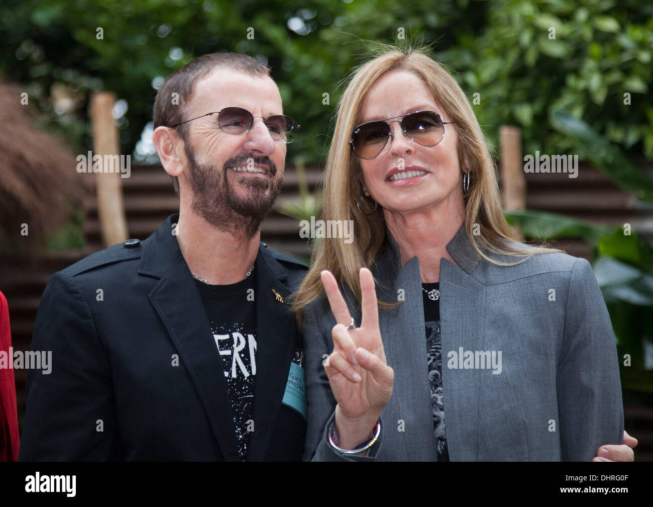 Ringo Starr with wife Barbara Bach The RHS Chelsea Flower Show 2012 ...