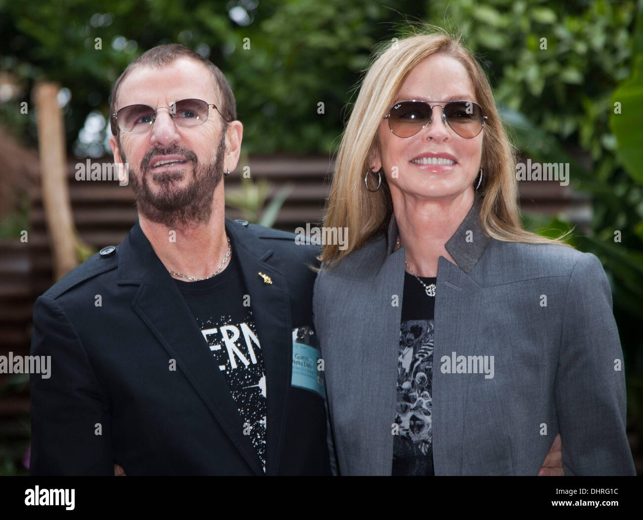 Ringo Starr with wife Barbara Bach The RHS Chelsea Flower Show 2012 ...