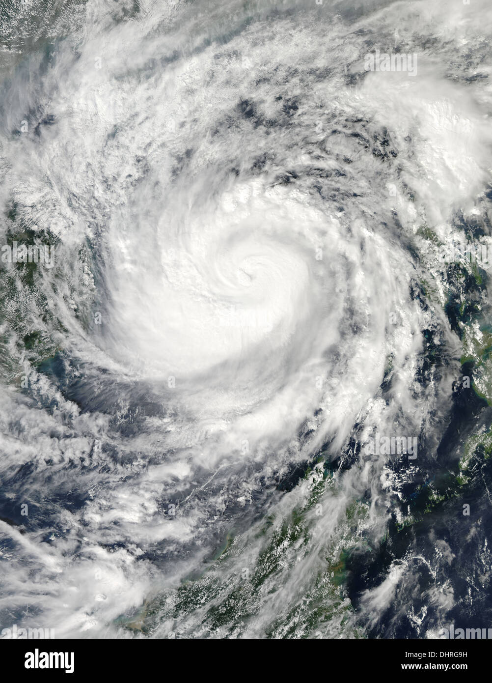 Typhoon Haiyan caused severe damage in the Philippines as it moved ...