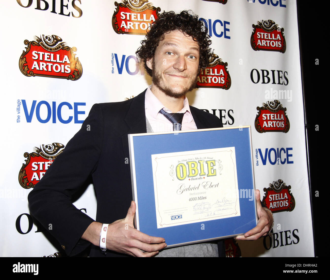 Gabriel Ebert The 57th Annual 'Village Voice' Obie Awards Ceremony held ...