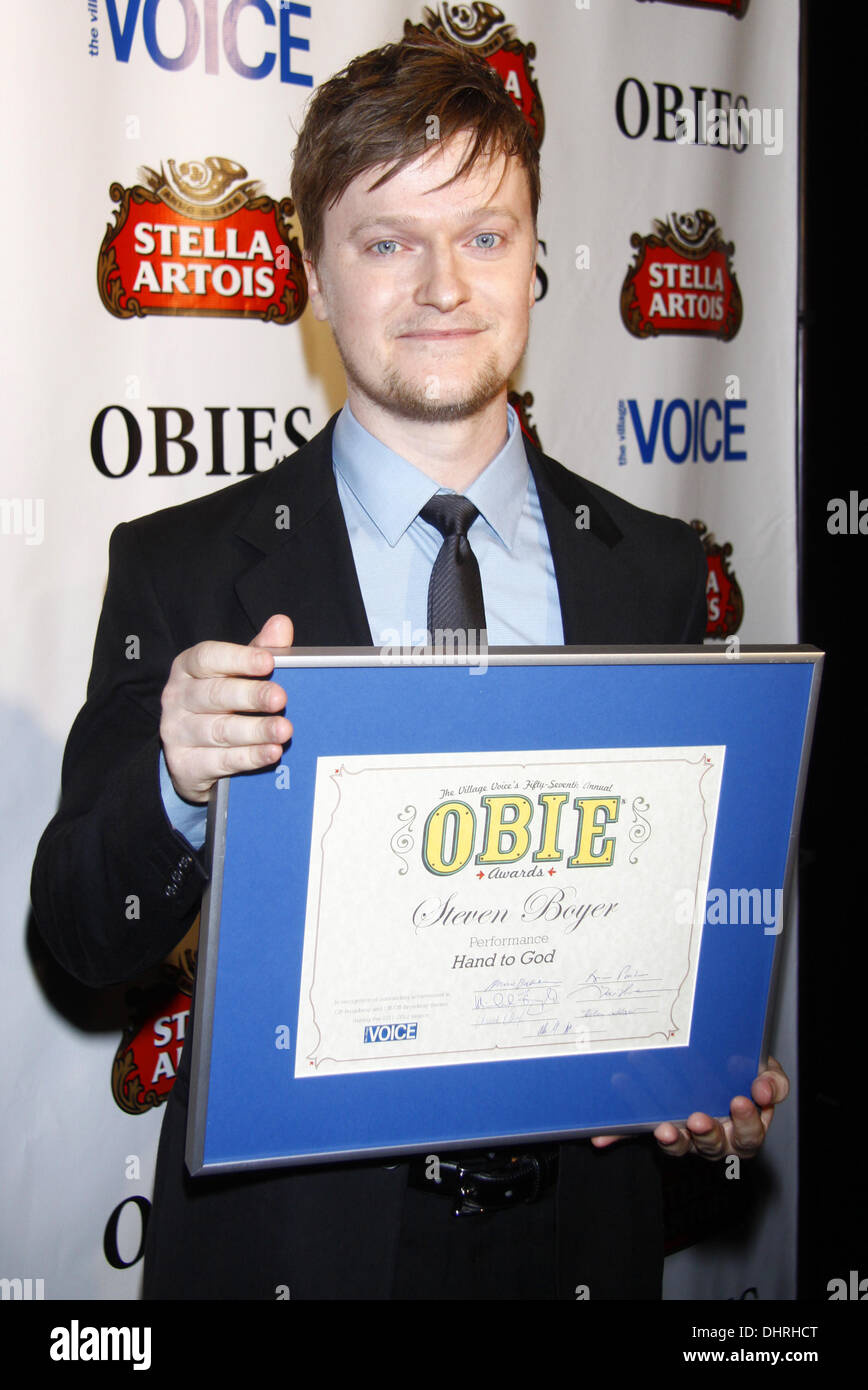 Steven Boyer The 57th Annual 'Village Voice' Obie Awards Ceremony held ...