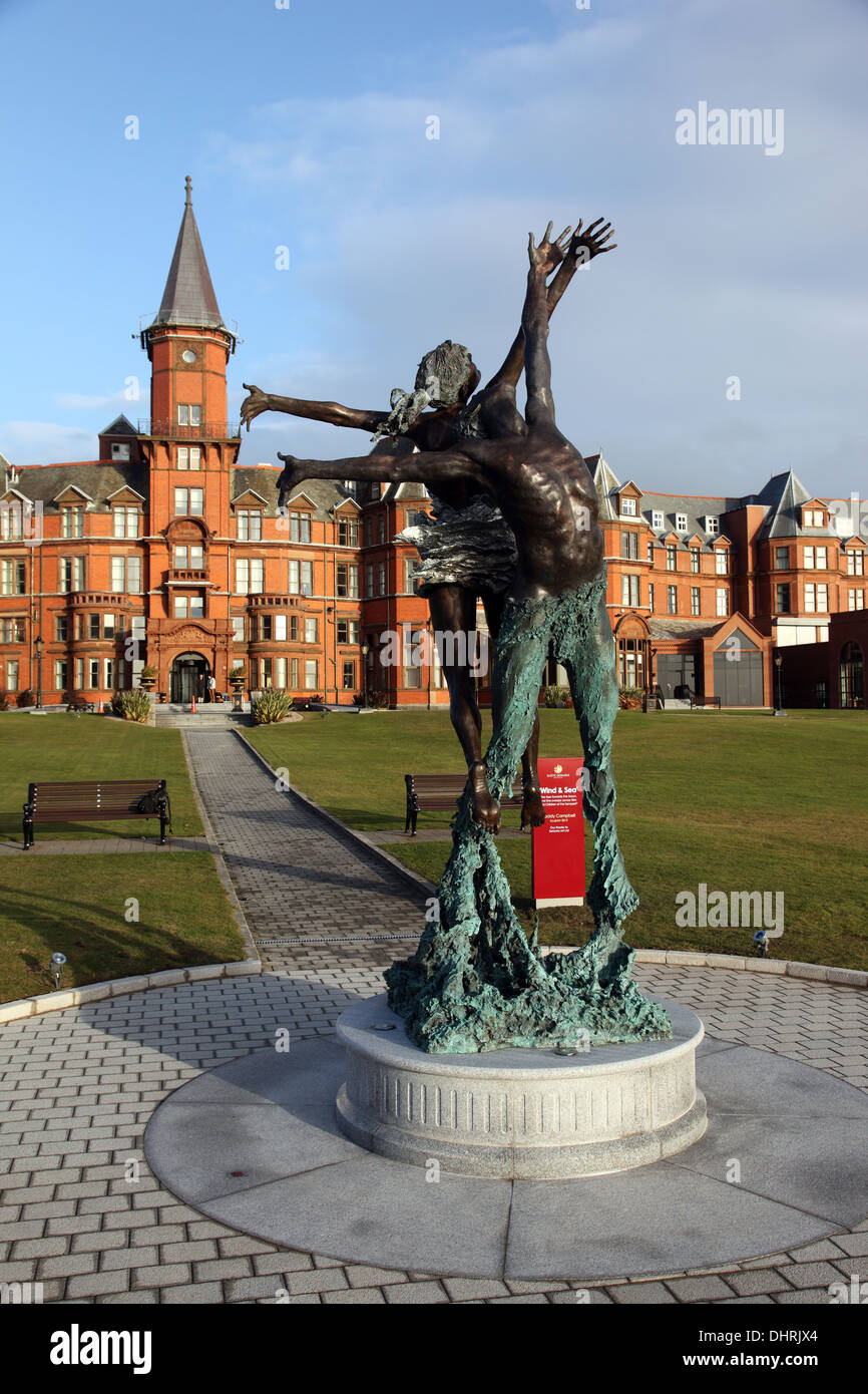Wind & Sea Paddy Campbell bronze sculpture at Slieve Donart Resort ...