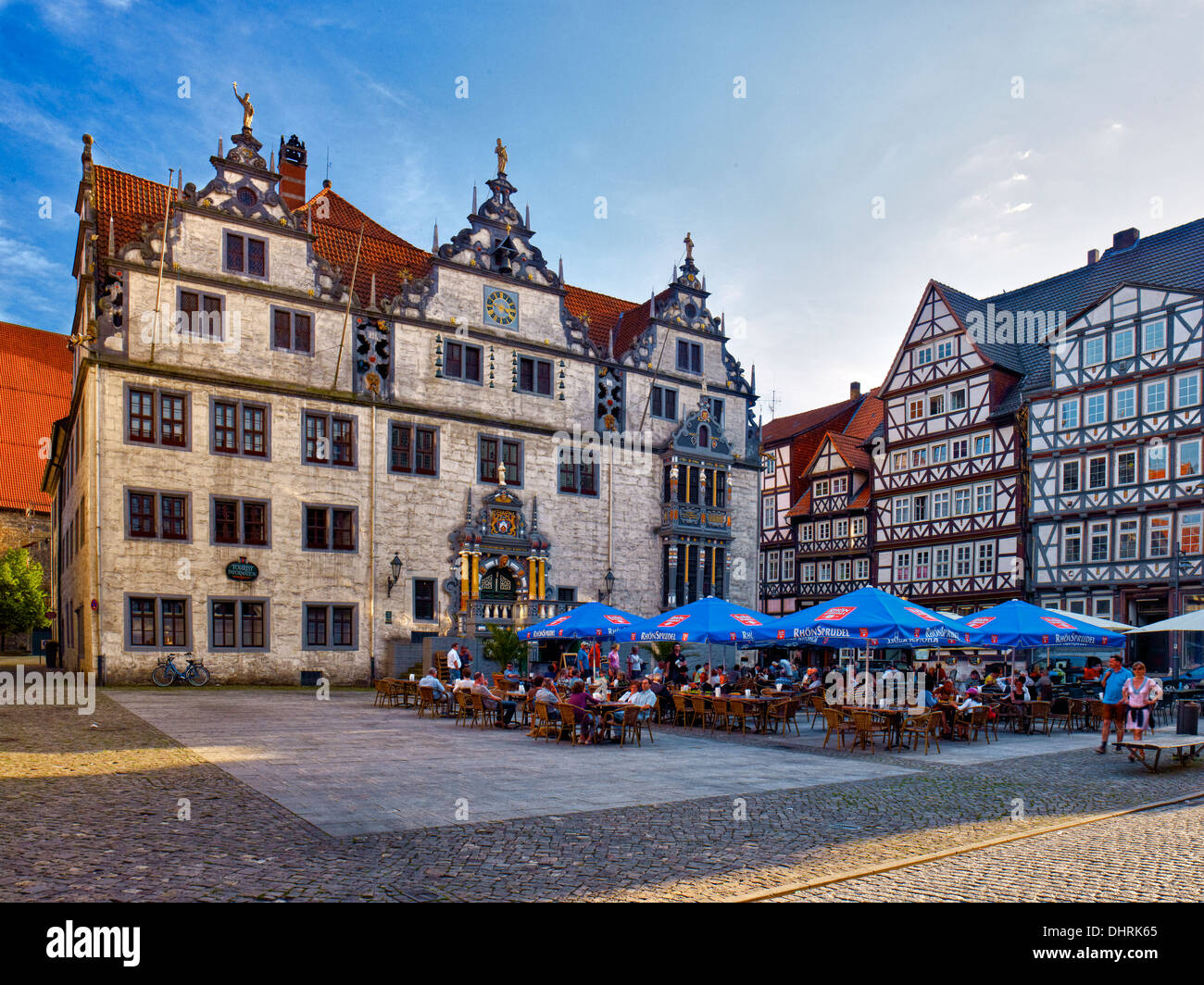Town Hall and market place, Hann. Münden, Germany Stock Photo - Alamy