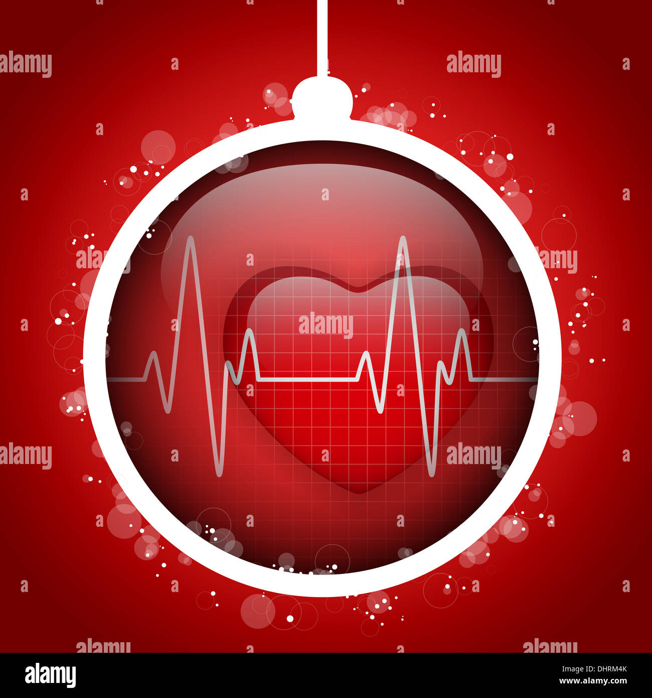 Vector - Merry Christmas Doctor Hospital Heart Ball Stock Photo - Alamy