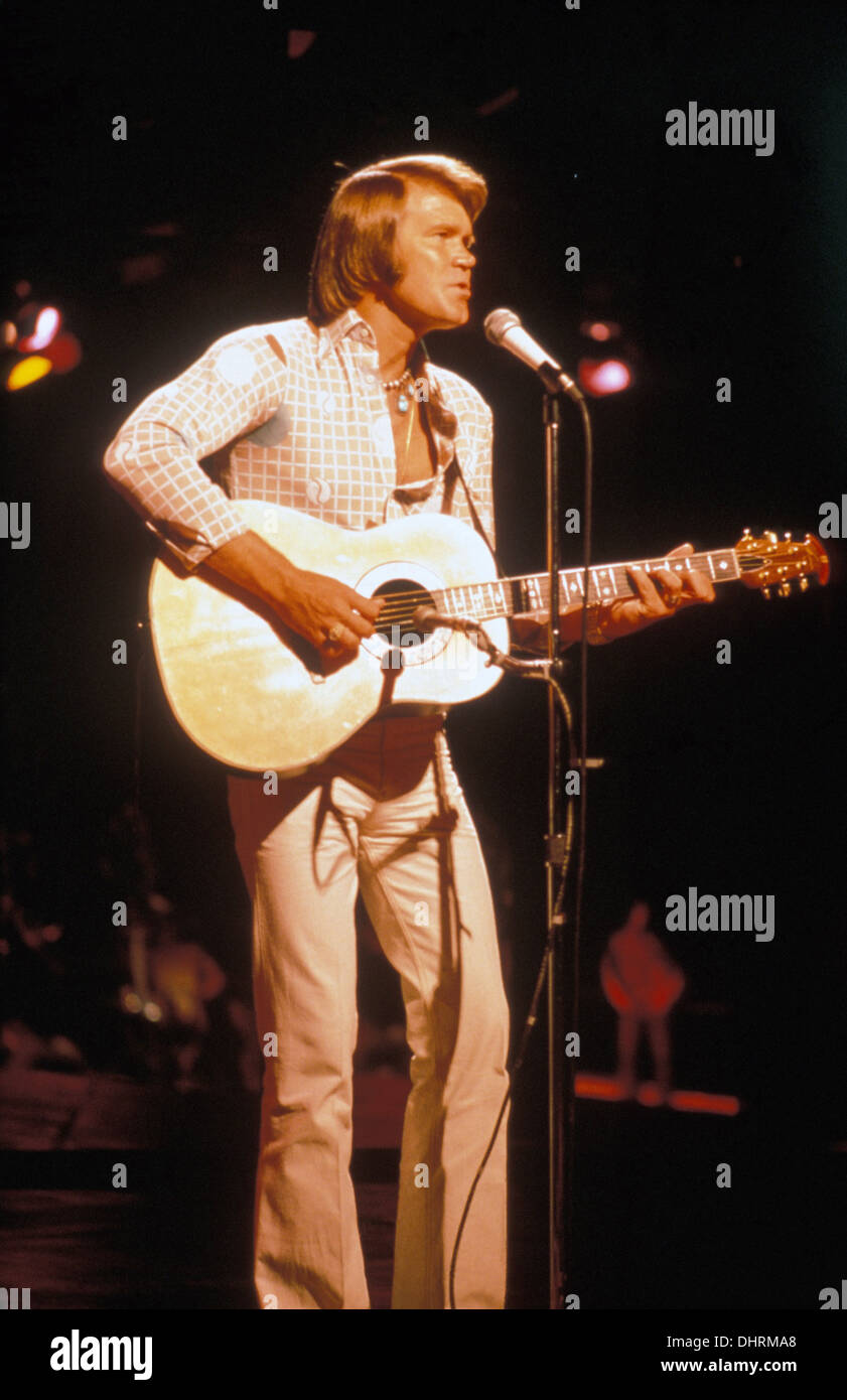 GLEN CAMPBELL US Country singer about 1970. Photo Jeffrey Mayer Stock ...