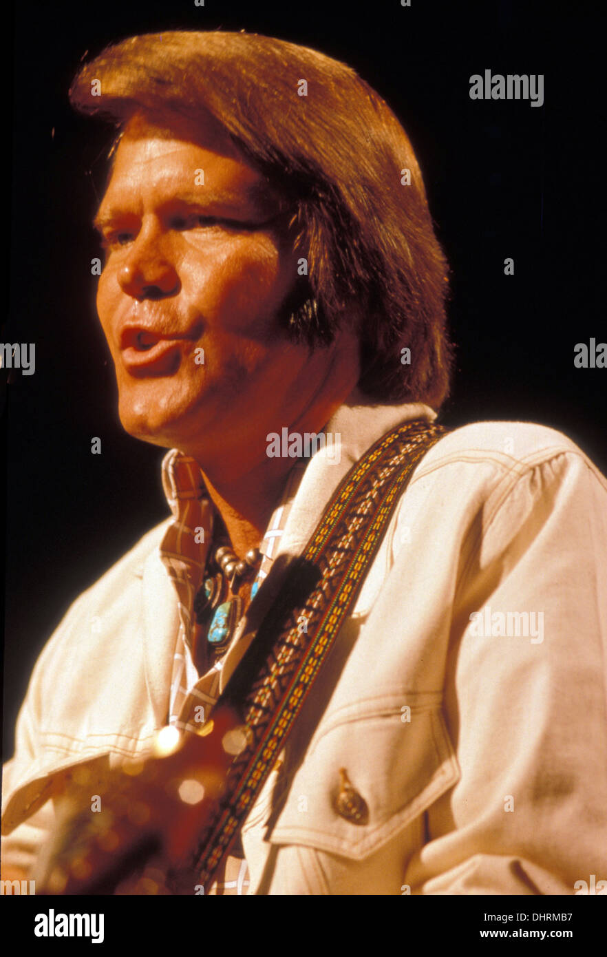 GLEN CAMPBELL US Country singer about 1970. Photo Jeffrey Mayer Stock ...