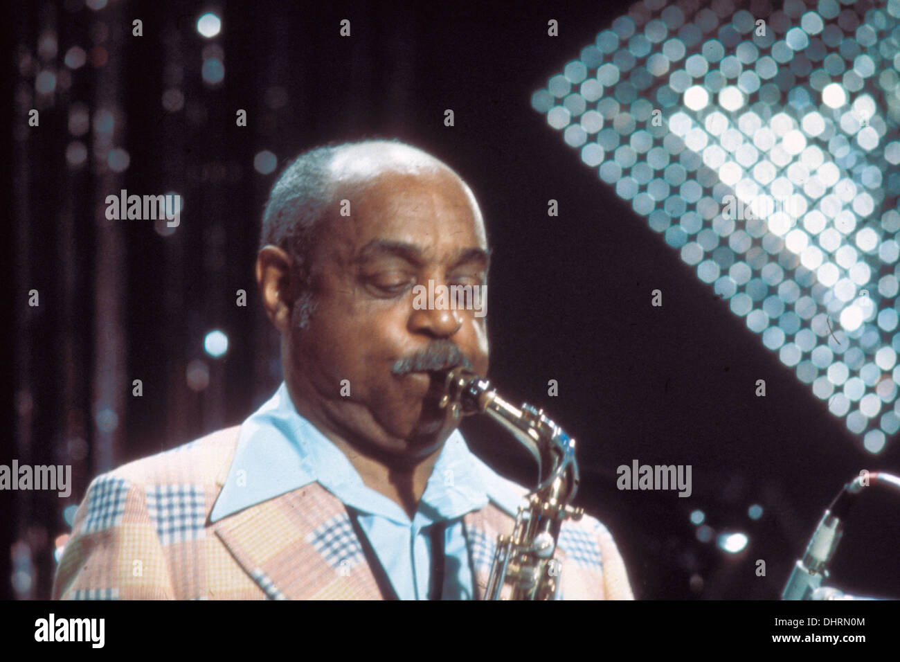 BENNY CARTER (1907-2003) US jazz musician about 1990. Photo D.Munday ...