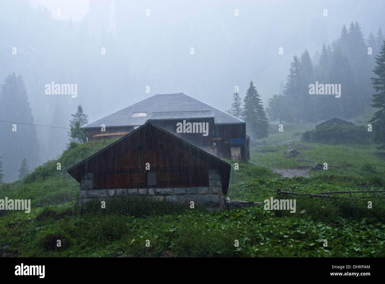 Heavy rain mountain hi-res stock photography and images - Alamy