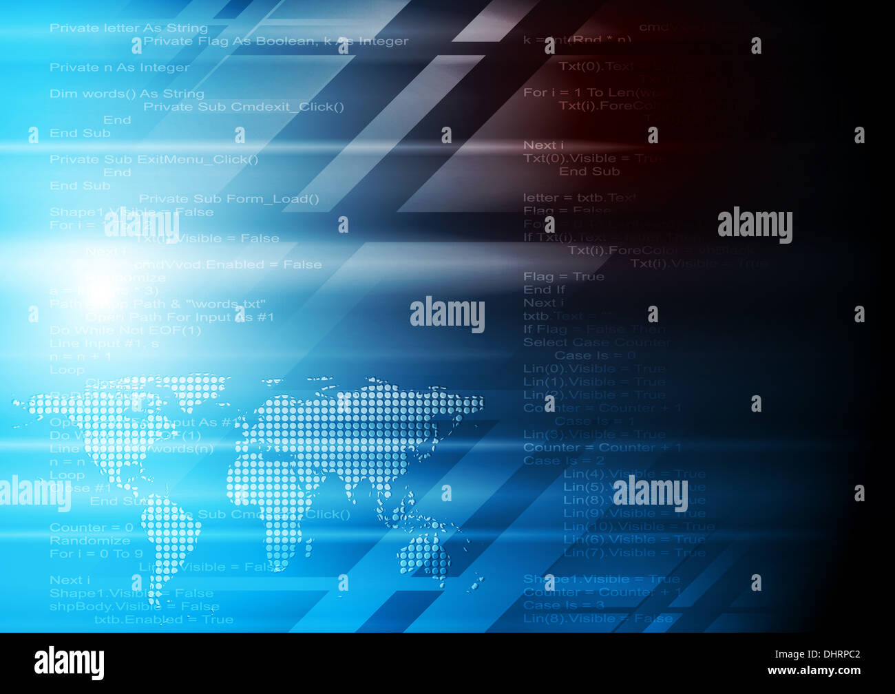 Concept technology design with world map. Vector background eps 10 ...