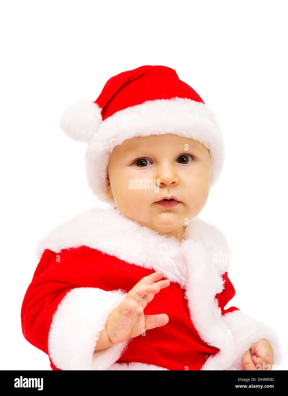Little boy Santa Claus. Portrait Stock Photo - Alamy