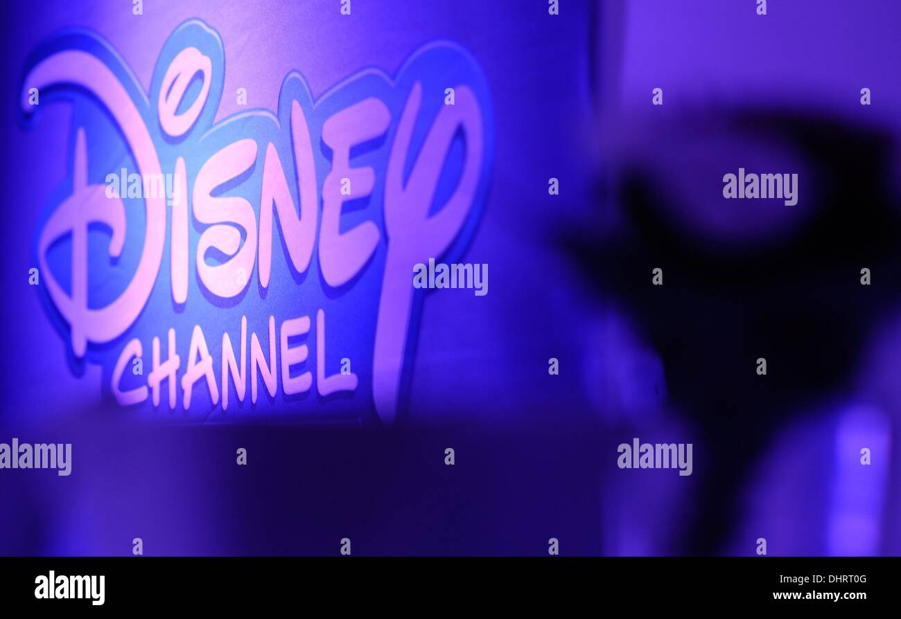 Hamburg, Germany. 14th Nov, 2013. The logo of the Disney Channel hangs ...