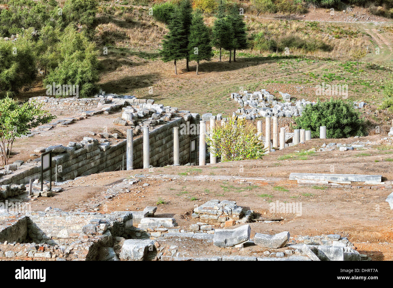Pilgrimage route Ephesus Turkey soft Stock Photo - Alamy