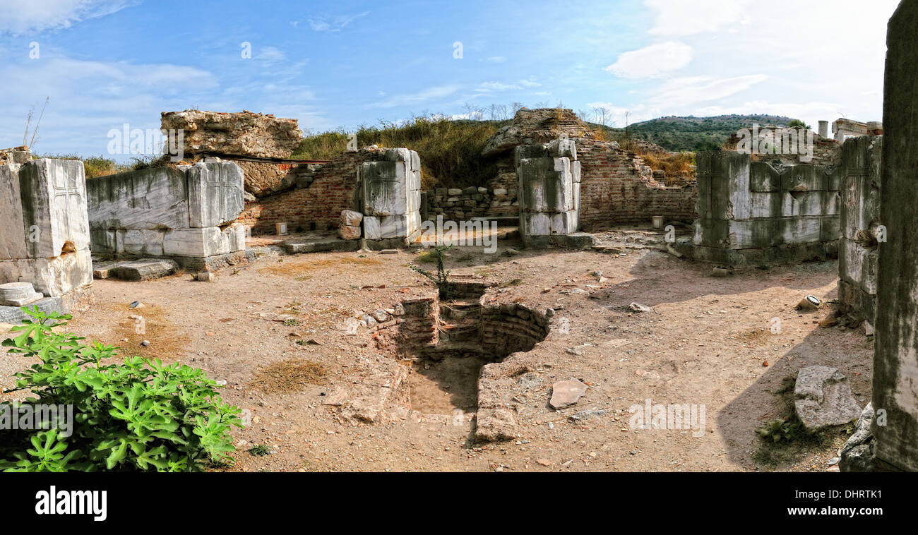St. Mary's Church Pools for adults Ephesus Stock Photo - Alamy