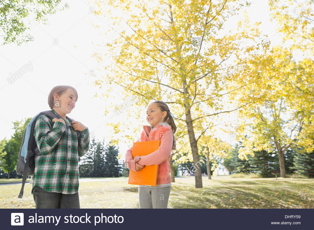 Two boys standing outdoors hi-res stock photography and images - Alamy