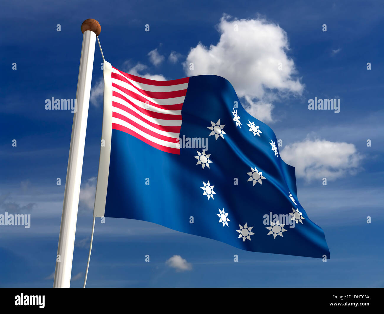 Easton City flag (isolated with clipping path Stock Photo - Alamy
