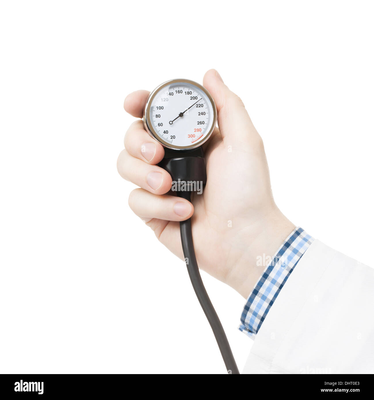 Doctor measuring blood pressure examining Cut Out Stock Images ...