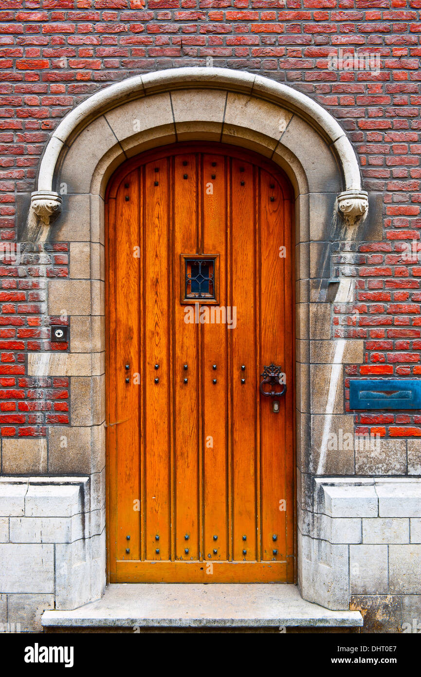 Old brick gate decorated hi-res stock photography and images - Alamy