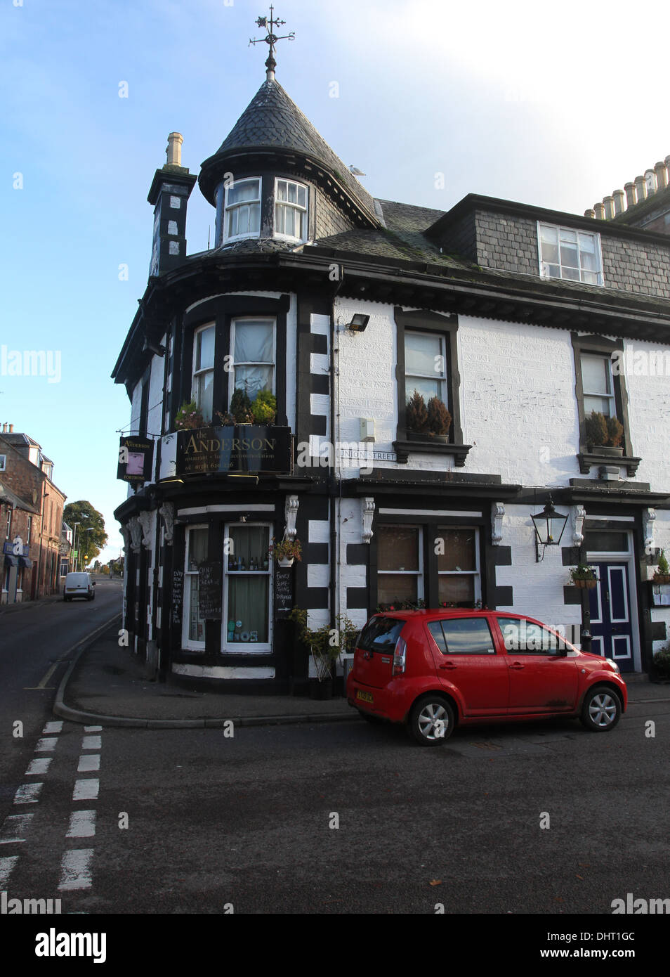 Fortrose street scene Scotland November 2013 Stock Photo - Alamy