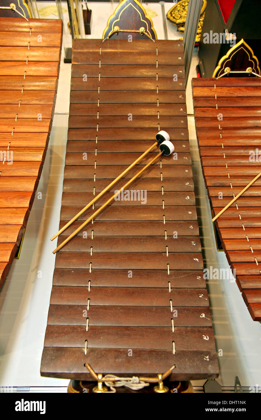The Musical instrument of Thailand,The name is Xylophone Stock Photo ...