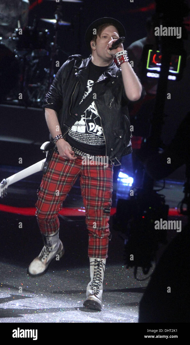 New York, New York, USA. 13th Nov, 2013. Singer PATRICK STUMP from FALL ...