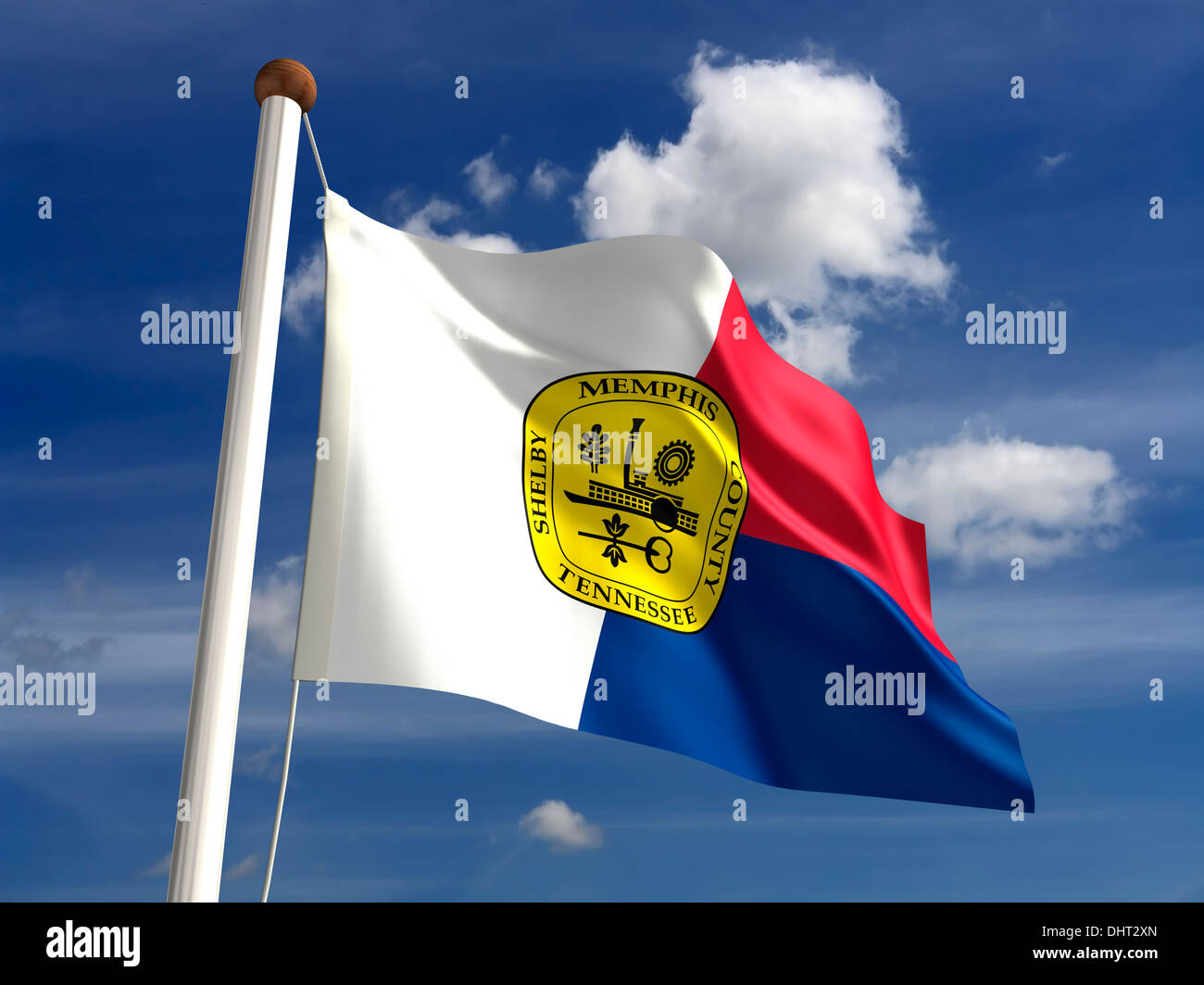 Memphis City flag (isolated with clipping path Stock Photo - Alamy
