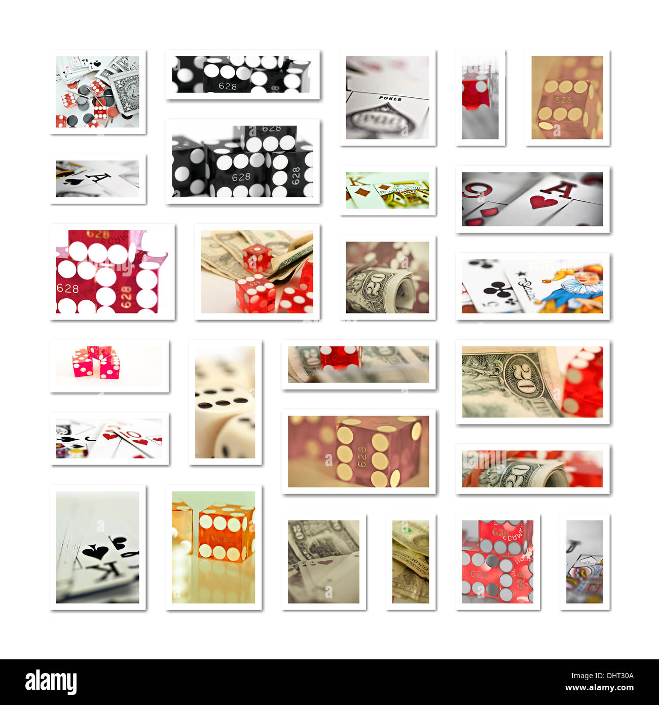Collage of money Cut Out Stock Images & Pictures - Alamy