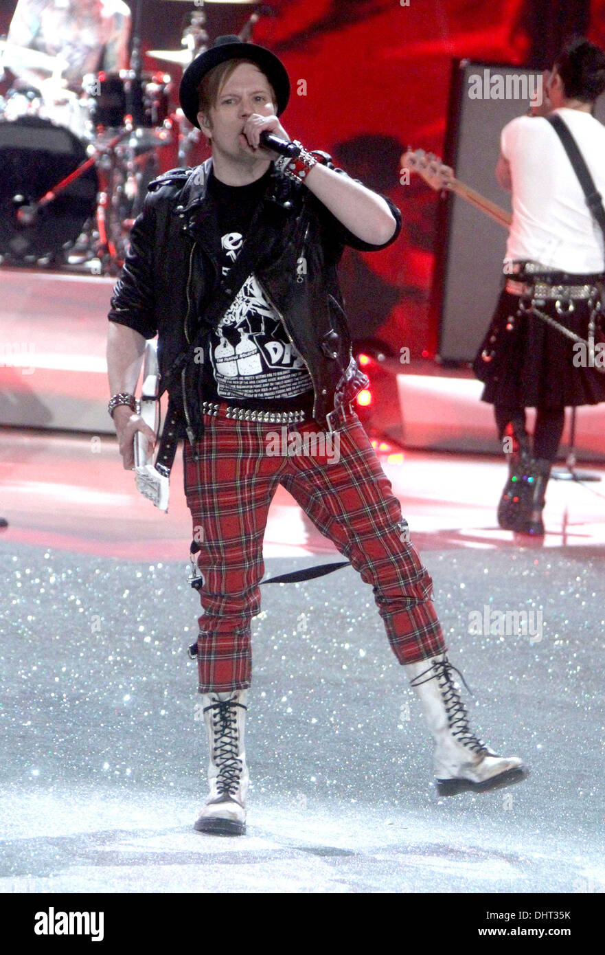 New York, New York, USA. 13th Nov, 2013. Singer PATRICK STUMP from FALL ...