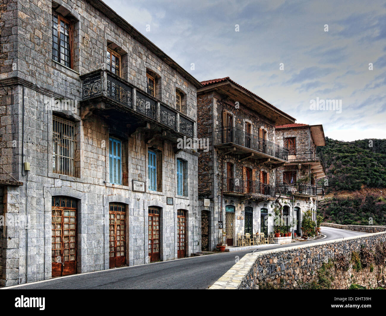 Lagadia is a mountain village in Arcadia, Peloponnese, Greece Stock ...