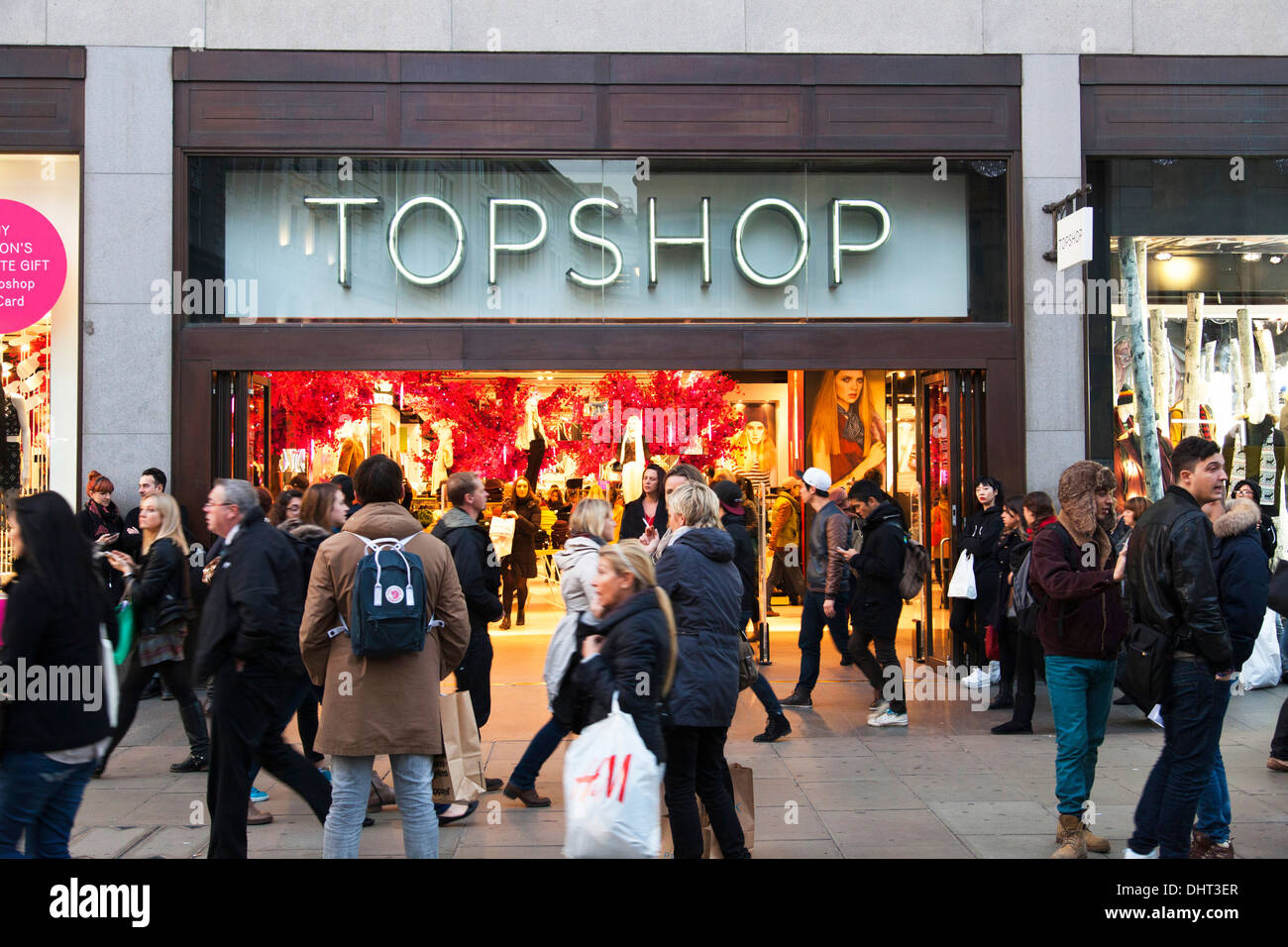 The Topshop flagship store at Oxford Circus, London Stock Photo - Alamy