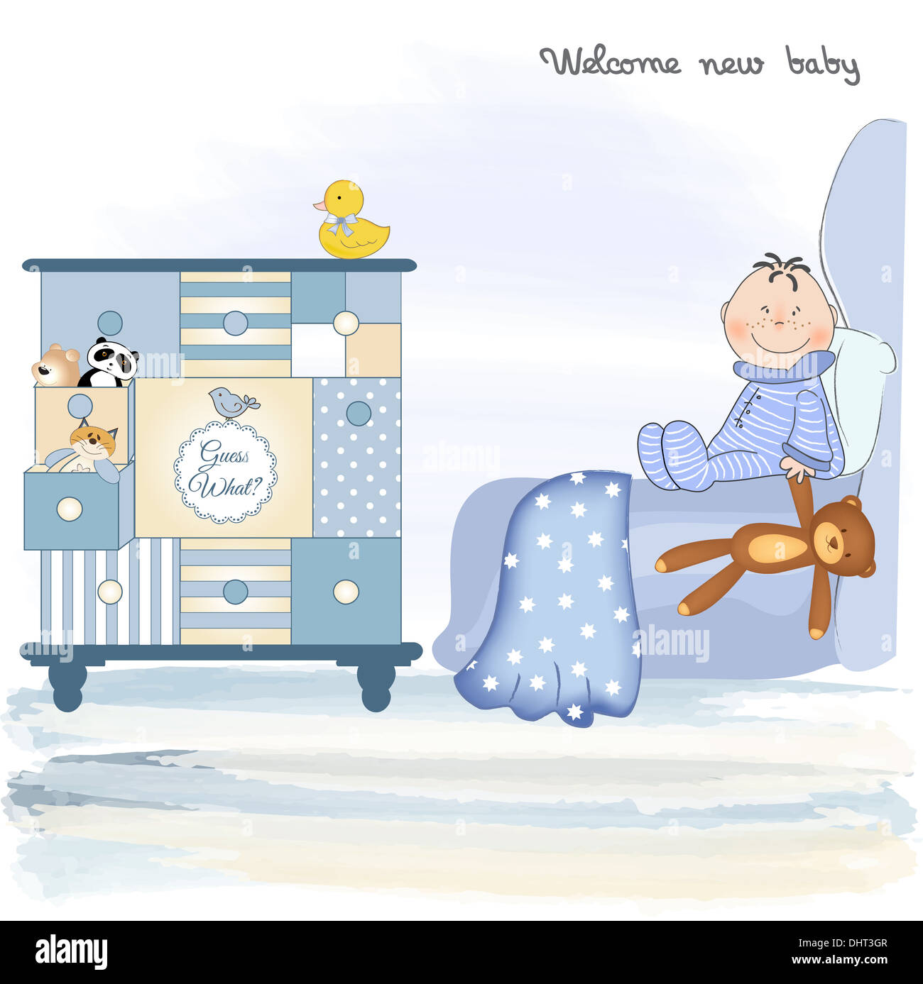 welcome new baby boy Stock Photo - Alamy