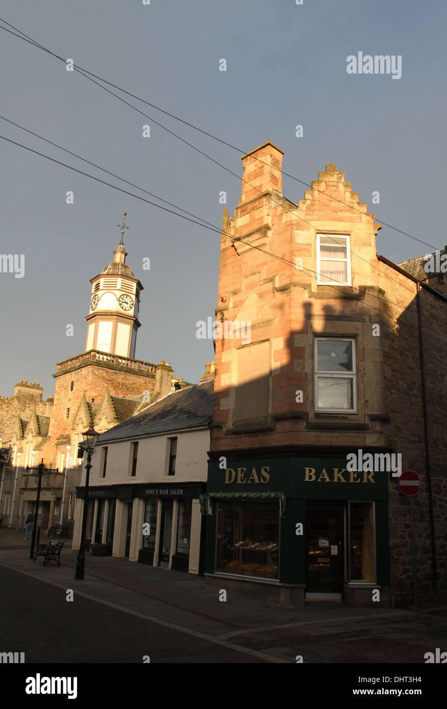 Dingwall street scene Scotland November 2013 Stock Photo - Alamy