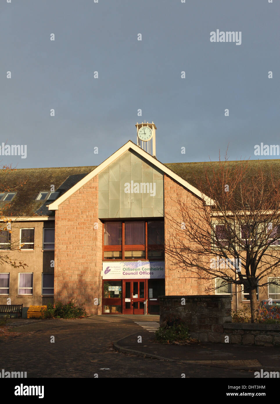 Exterior of Dingwall Council Offices Scotland November 2013 Stock Photo ...