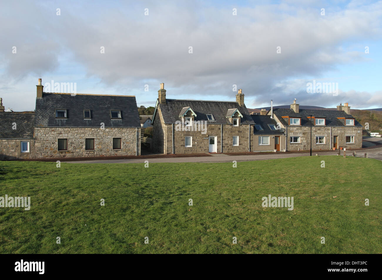 Brora street scene Scotland November 2013 Stock Photo - Alamy