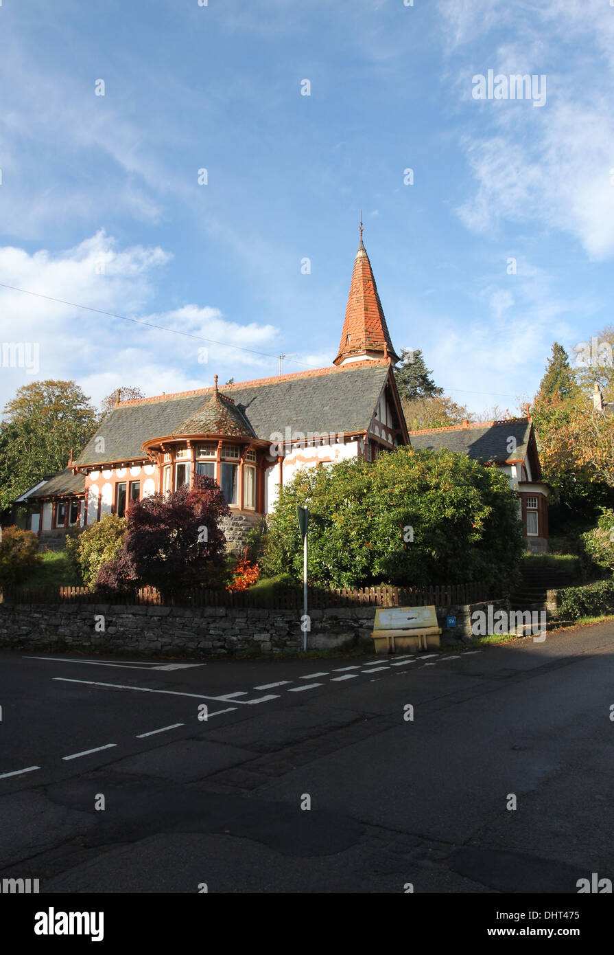 Strathpeffer street scene Scotland November 2013 Stock Photo - Alamy
