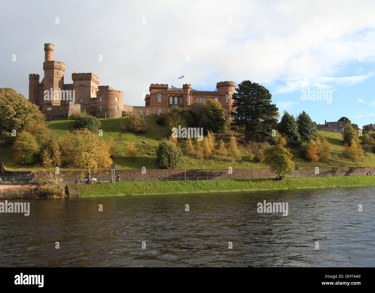 Inverness Castle and River Ness Scotland November 2013 Stock Photo - Alamy