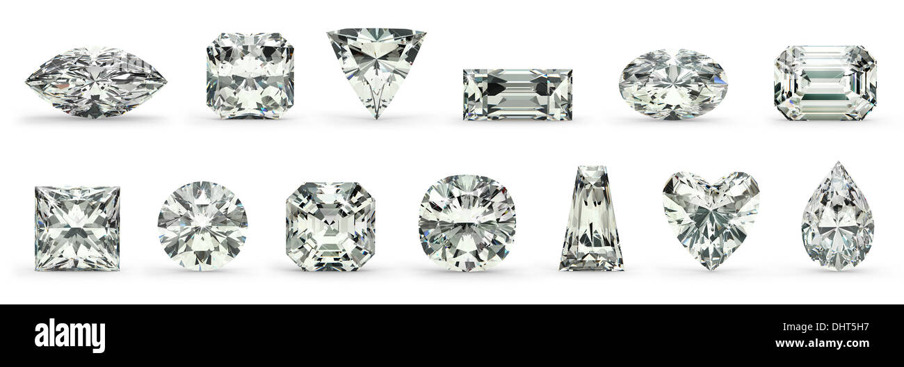 Emerald cut diamond hi-res stock photography and images - Alamy