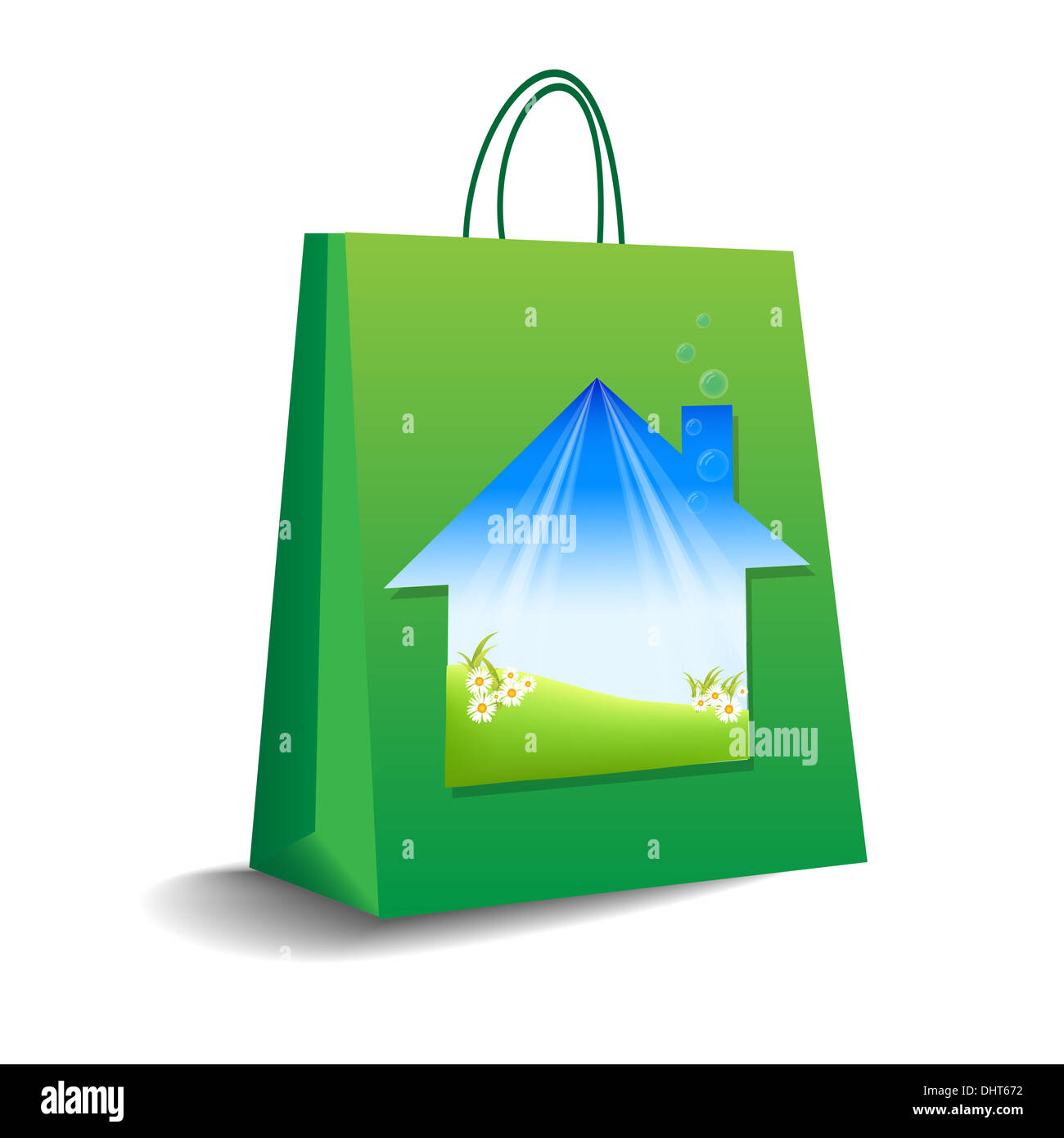 shopping bag in vector format Stock Photo - Alamy