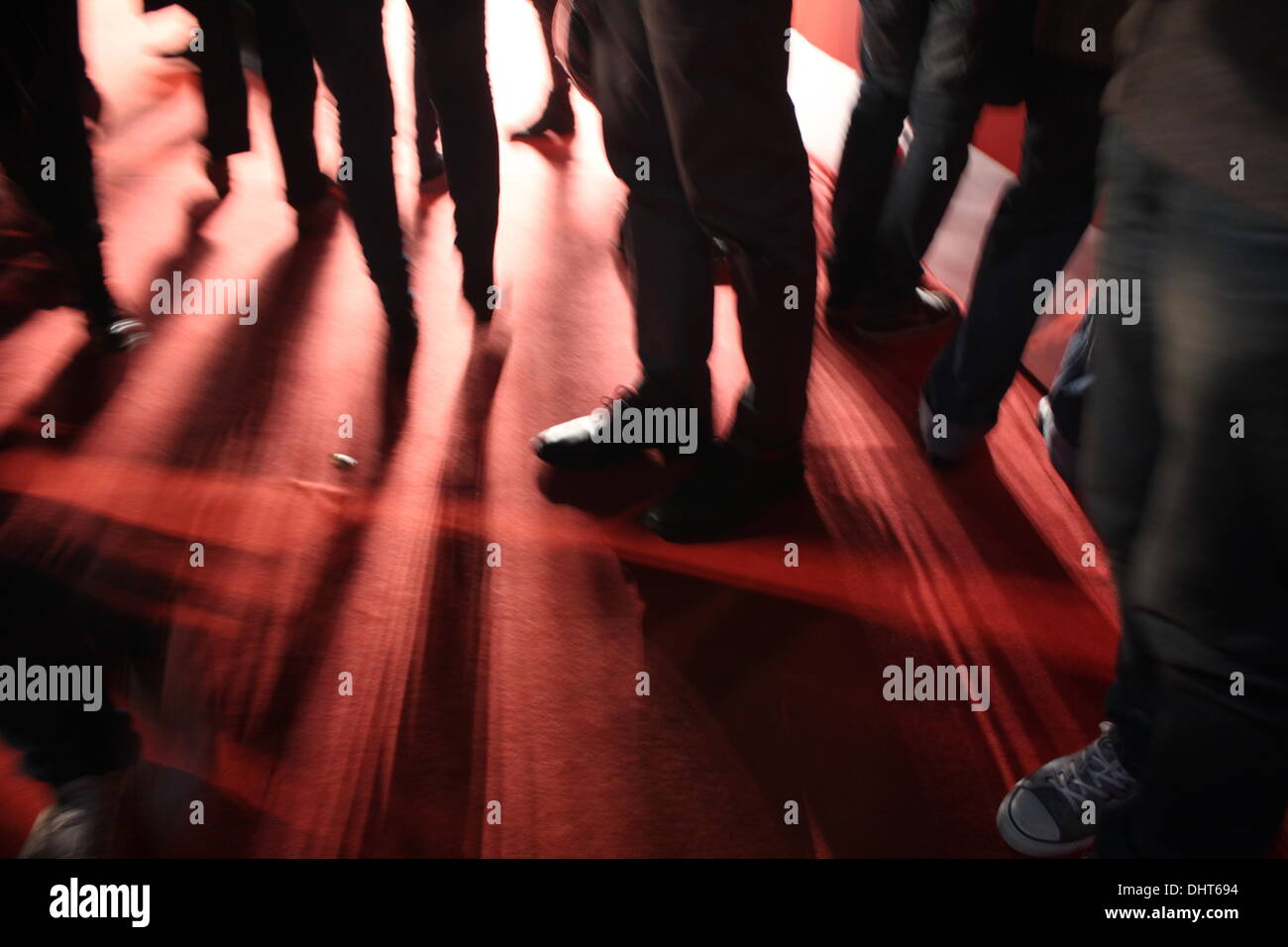 Scene at the Rome International Film Festival at the Auditorium in Rome ...