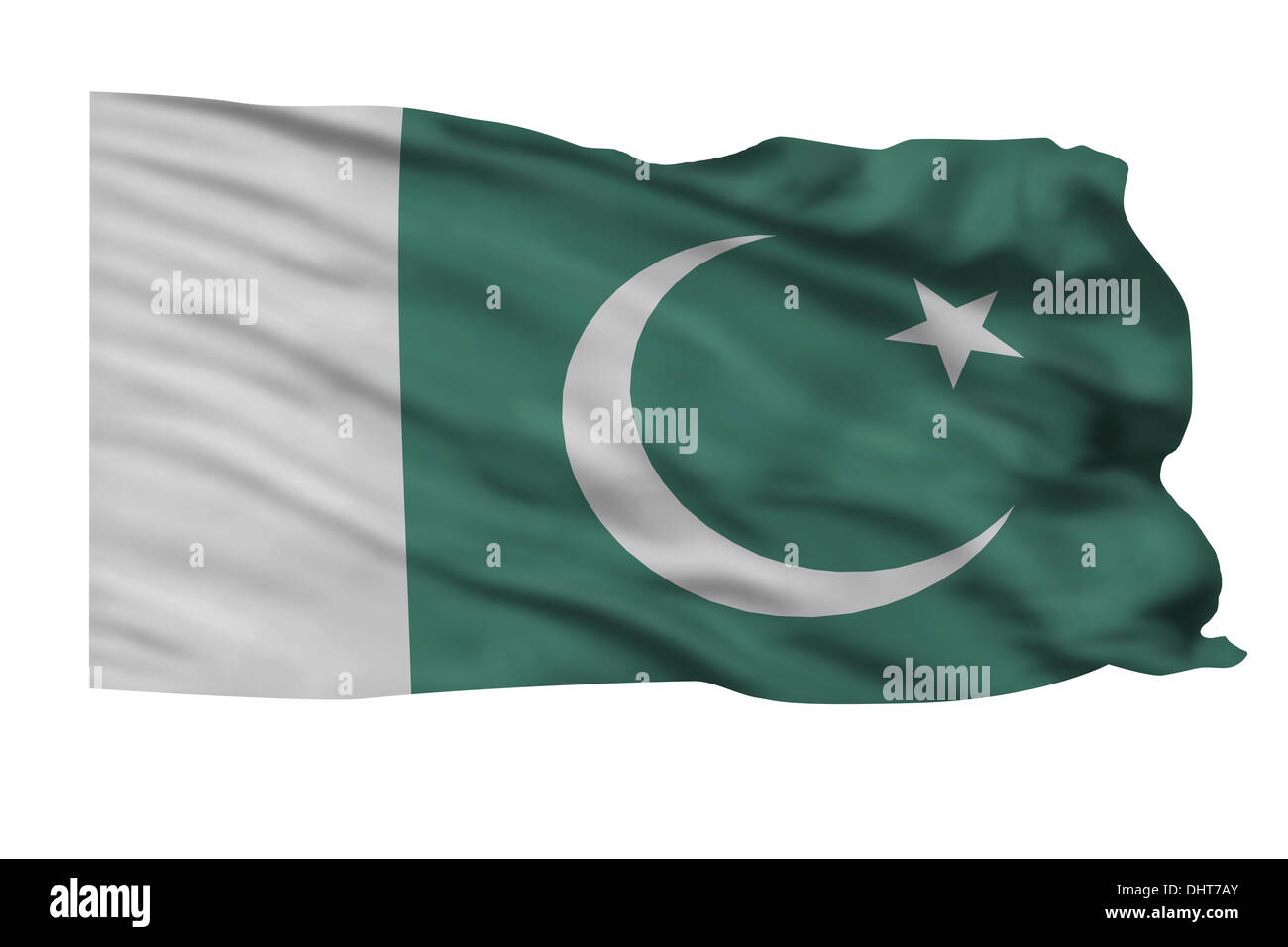 Pakistan flag flying hi-res stock photography and images - Alamy
