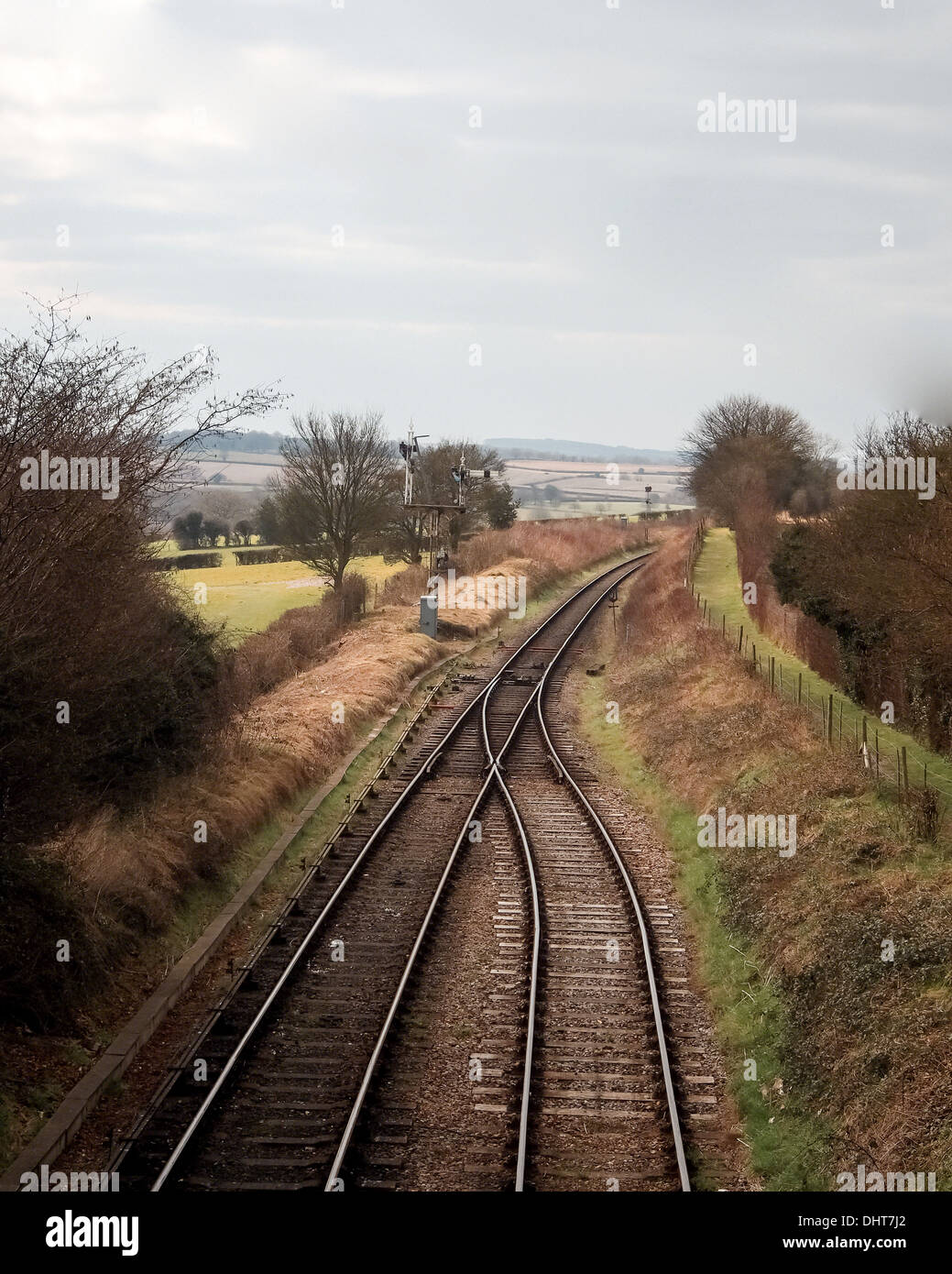 Parallel Rail Tracks Stock Photos & Parallel Rail Tracks Stock Images ...