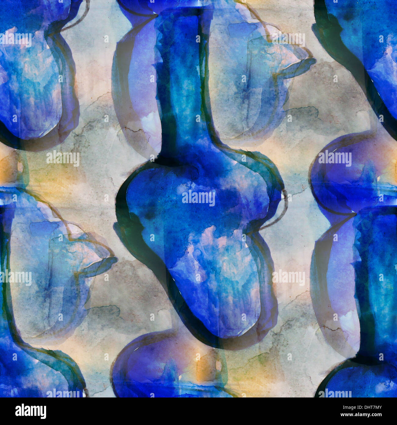 design blue pattern seamless texture watercolor background abstract ...