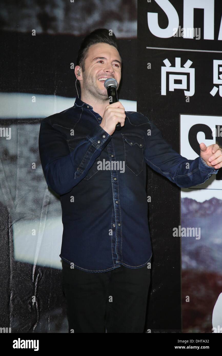 Taipei, China. 13th Nov, 2013. Irish singer and songwriter Shane Filan ...