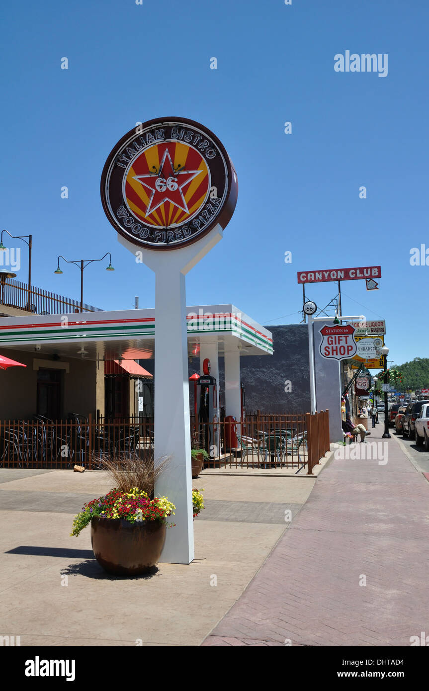 Williams, an old historic Route 66 town in Arizona, USA Stock Photo - Alamy