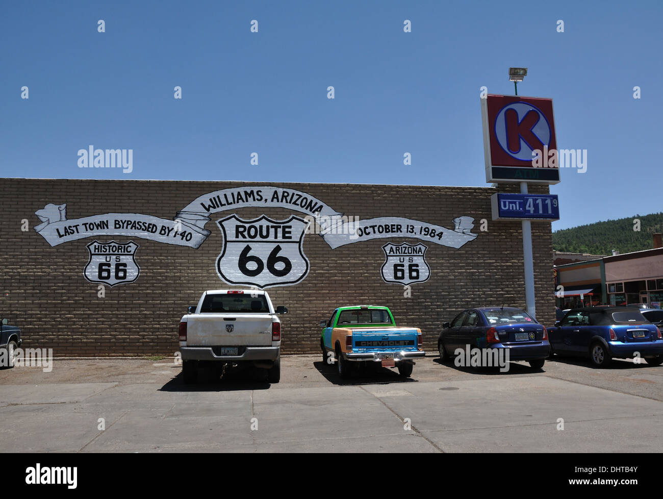 Route 66 sign, Williams, Arizona, USA Stock Photo - Alamy