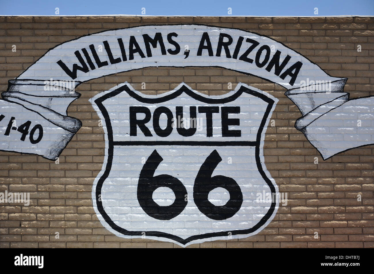 Route 66 sign, Williams, Arizona, USA Stock Photo - Alamy