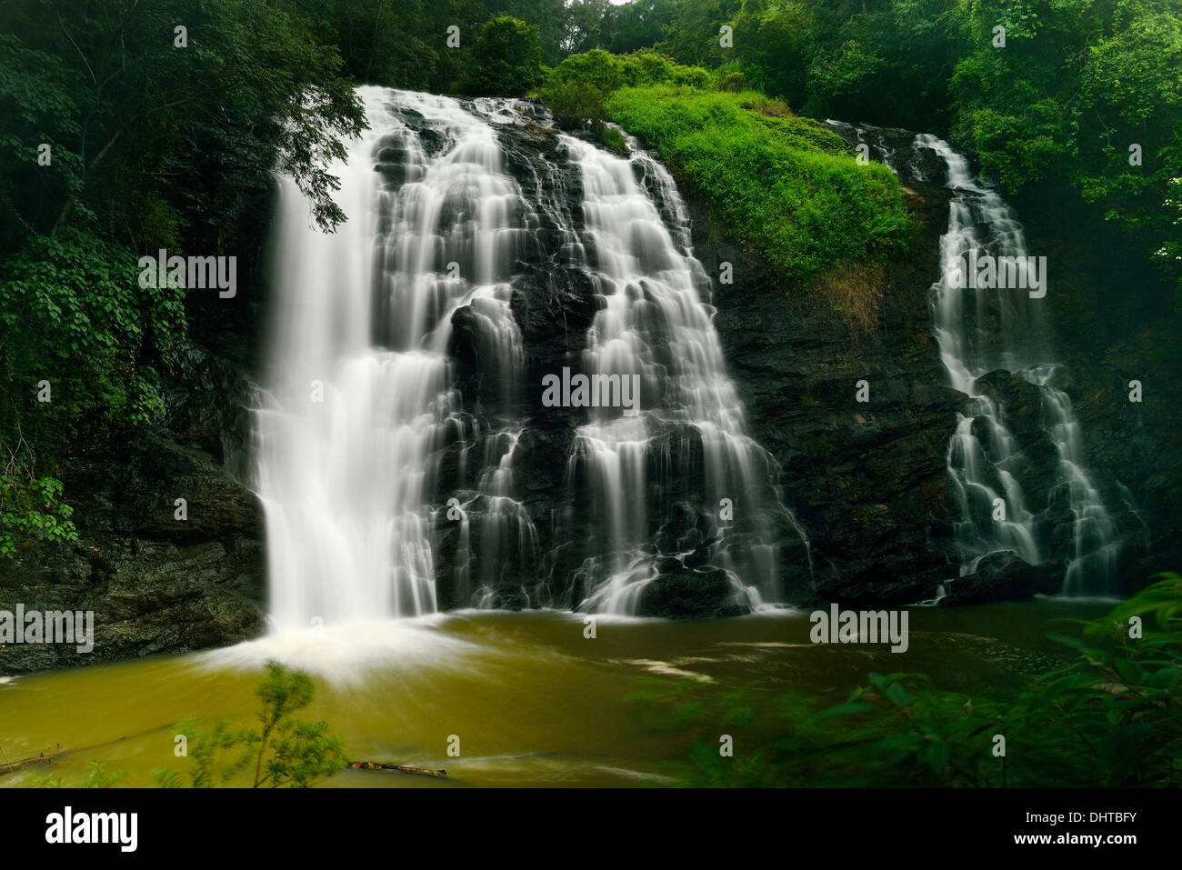 Abbey falls in the coorg region of KArnataka India Stock Photo - Alamy