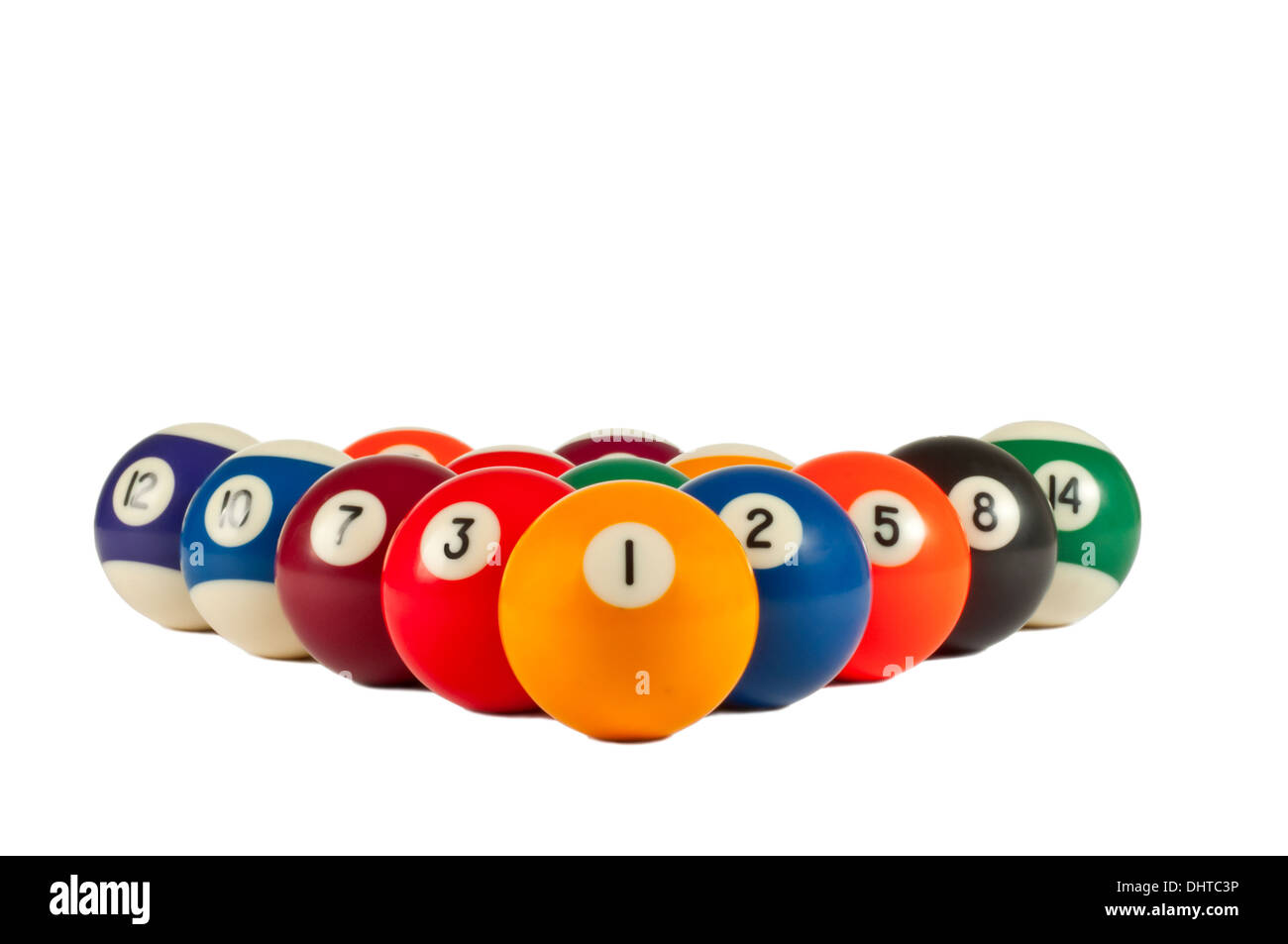 Pictures of Pool Balls isolated with white background Stock Photo - Alamy