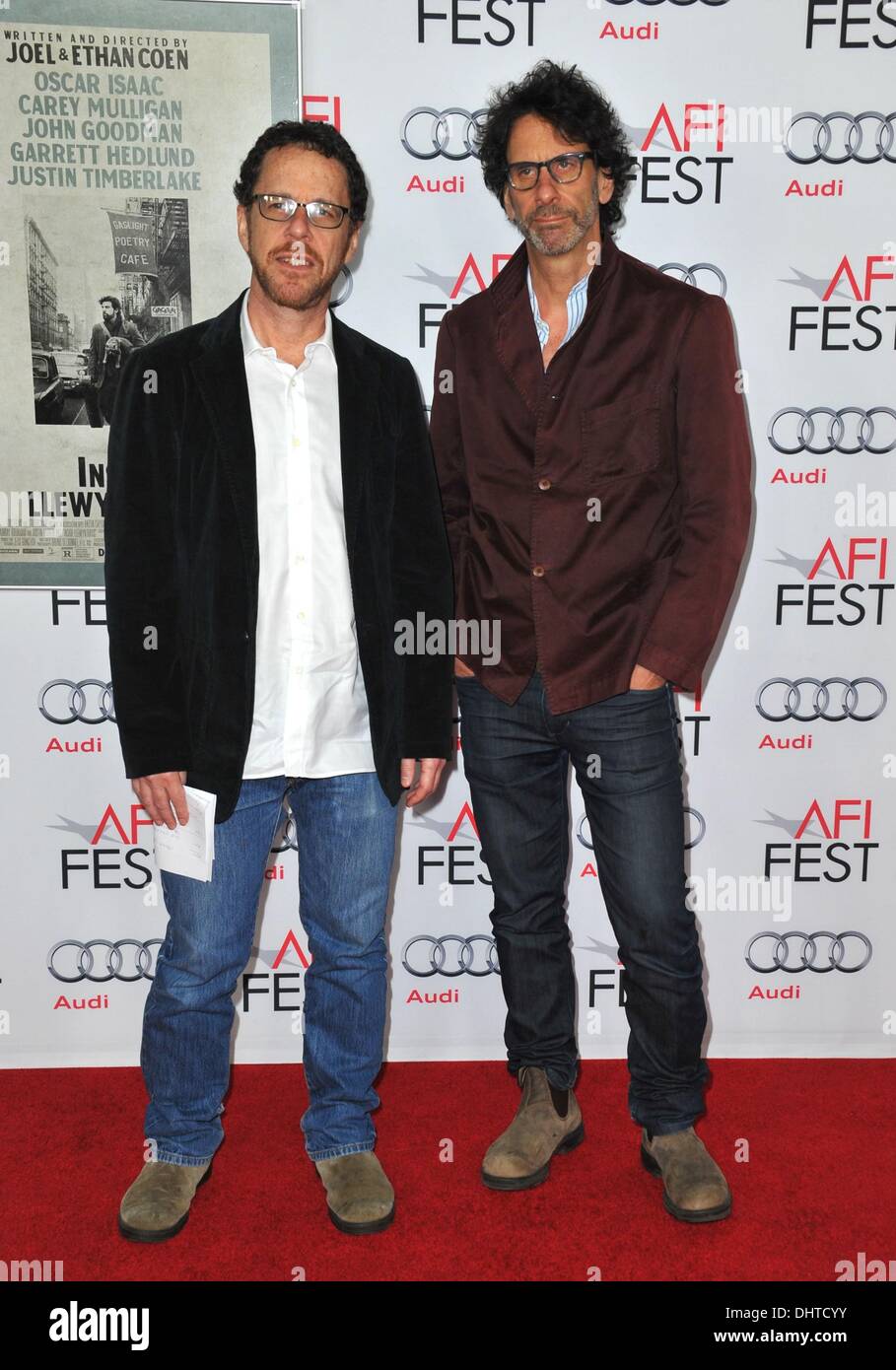 Los Angeles, CA, USA. 14th Nov, 2013. Ethan Cohen, Joel Cohen at ...