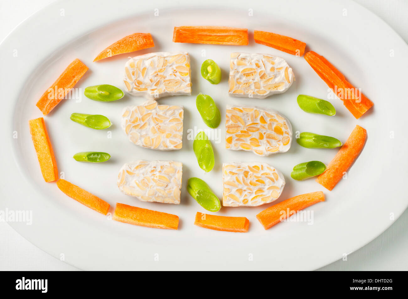 Indonesian traditional vegetable food made from soybeans Stock Photo ...